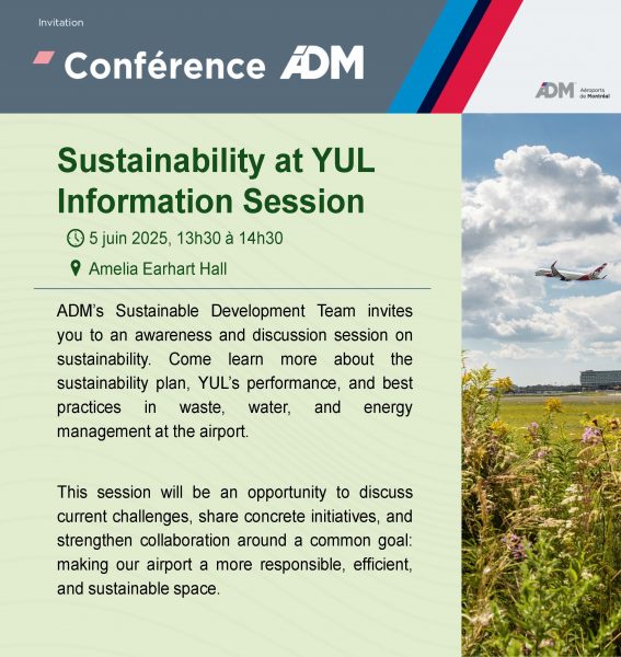 Learn more about sustainability at YUL « YULexpress